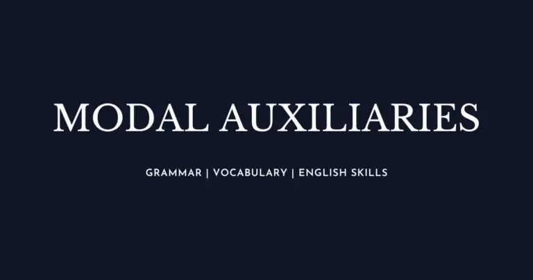 Modal Auxiliaries | (Definition & Examples) | (Guide [year])